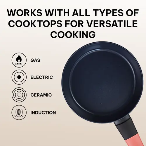BRABANTIA Tasty+ Nonstick Frying Pan Skillet - 8"